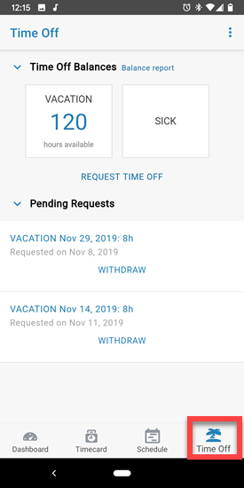 TimeWorksPlus Employee Mobile App