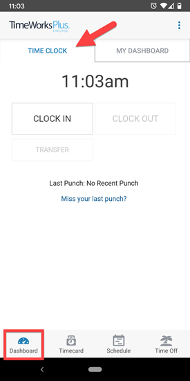 TimeWorksPlus Employee Mobile App