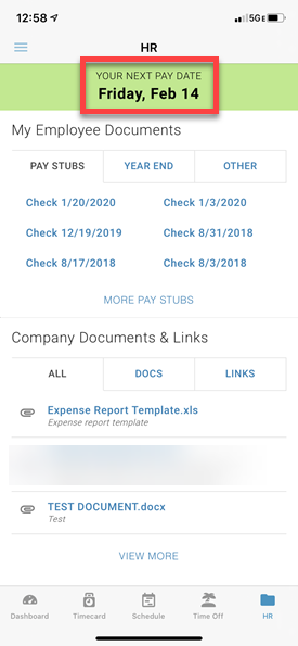View Pay Stubs, W2s, and My Documents in TimeWorksPlus Employee