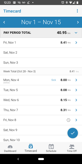 TimeWorksPlus Employee Mobile App
