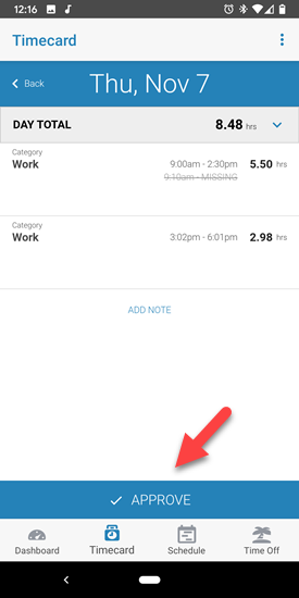 TimeWorksPlus Employee Mobile App