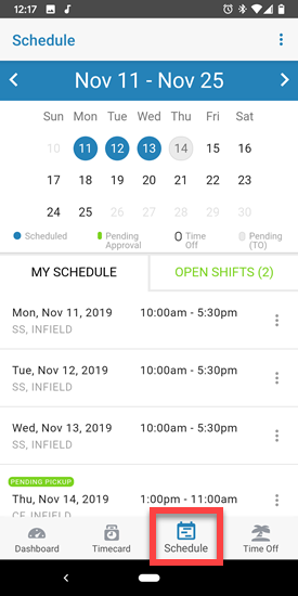 TimeWorksPlus Employee Mobile App