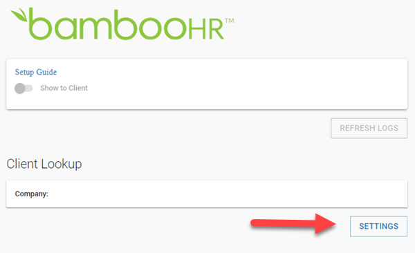 Set Up the BambooHR Integration